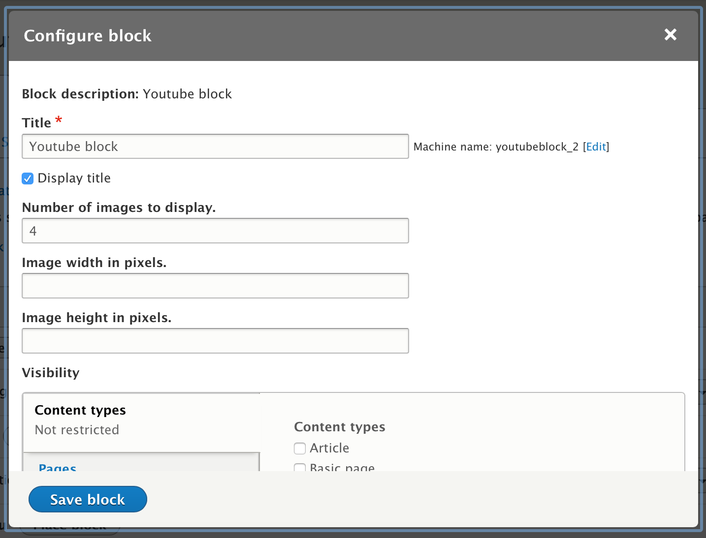 Youtube Block Contributed Modules Documentation Drupal Wiki Guide